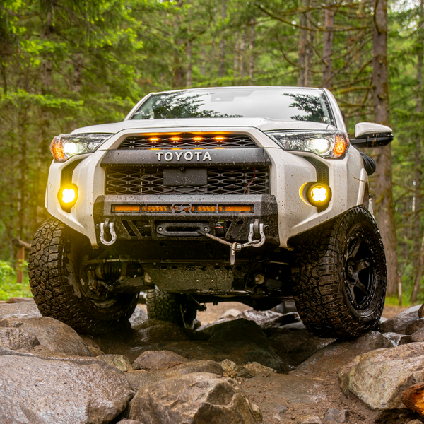 Cali Raised 14-24 Toyota 4Runner Stealth Bumper - No Bull Bar 32In Led ...