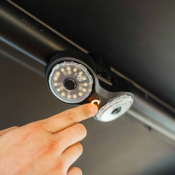 KC HiLiTES Dual Cyclone Dome Light Mount for Roll Cages – Juniper Overland