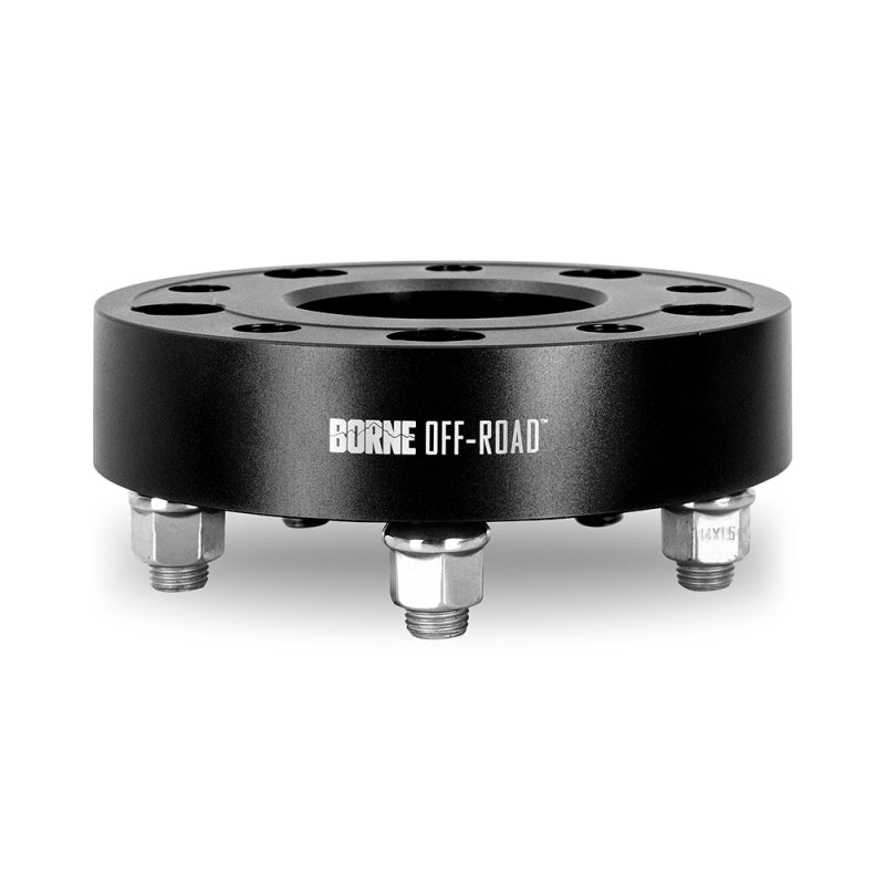 Borne Off-Road Wheel Spacers - 5x127 - 71.6 - 30mm - M14 - Black ...
