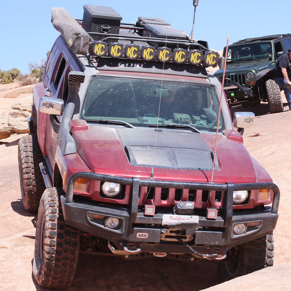 Hummer H3 Lensun 55W Hood/Bonnet Flexible Solar Panel – Juniper Overland