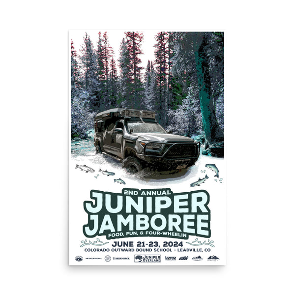 Juniper Jamboree 2024 Poster – Juniper Overland