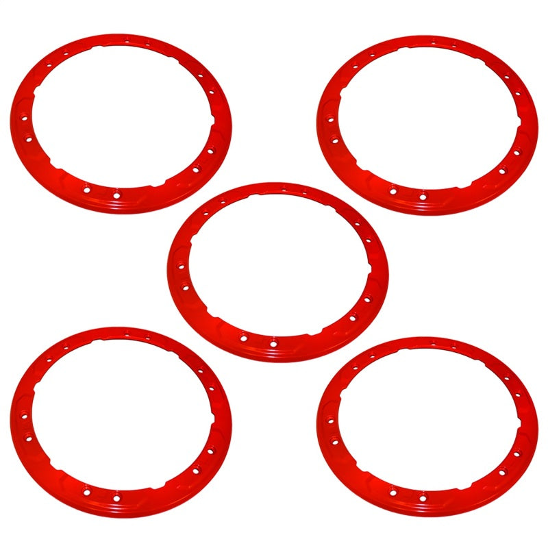 Ford Racing 2021+ Ford Bronco Functional Bead Lock Ring Kit - Red ...